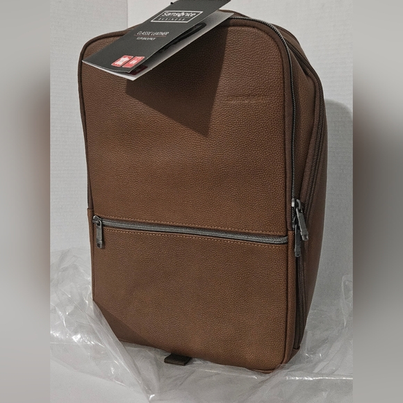 Samsonite | Bags | Samsonite Classic Leather Backpack | Poshmark